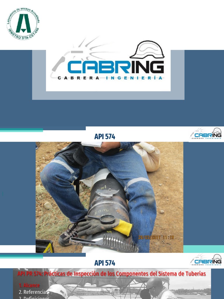 Api 574 | PDF | Tubería (transporte de fluidos) | Fatiga (material)