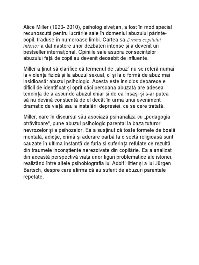Alice Miller Pdf