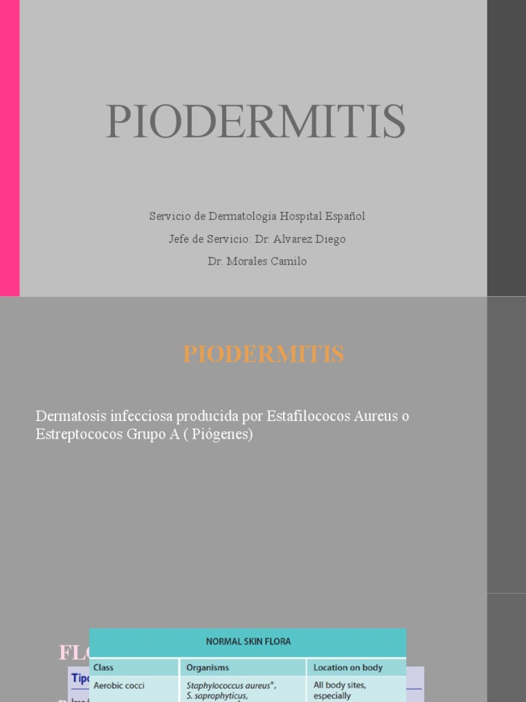 Piodermitis | PDF | Enfermedades y trastornos | Enfermedades animales