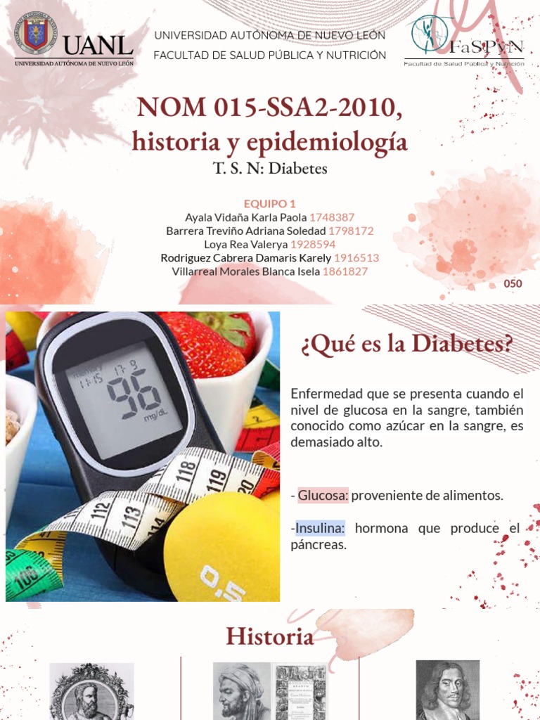 Norma Oficial Mexicana NOM 015 - Historia y Epidemiología | PDF ...