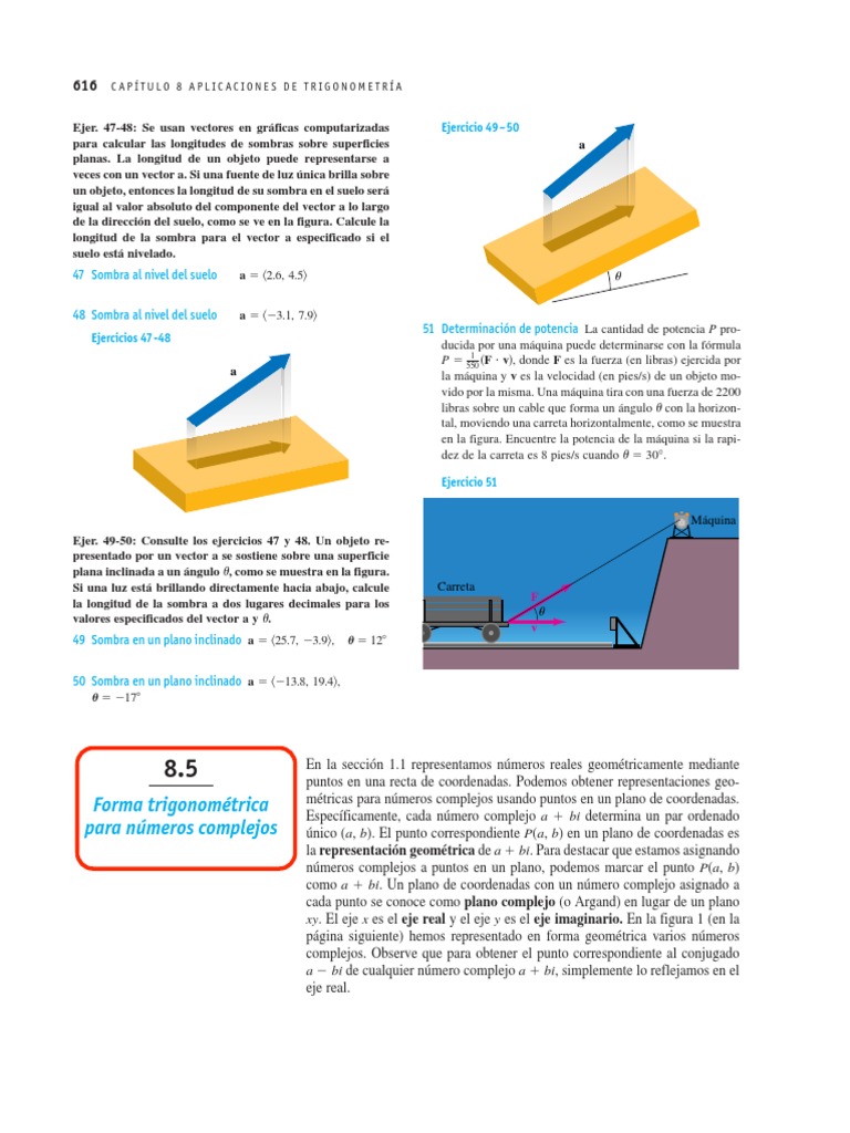 Forma Trigonometrica de Los Números Complejos | PDF | Número complejo ...