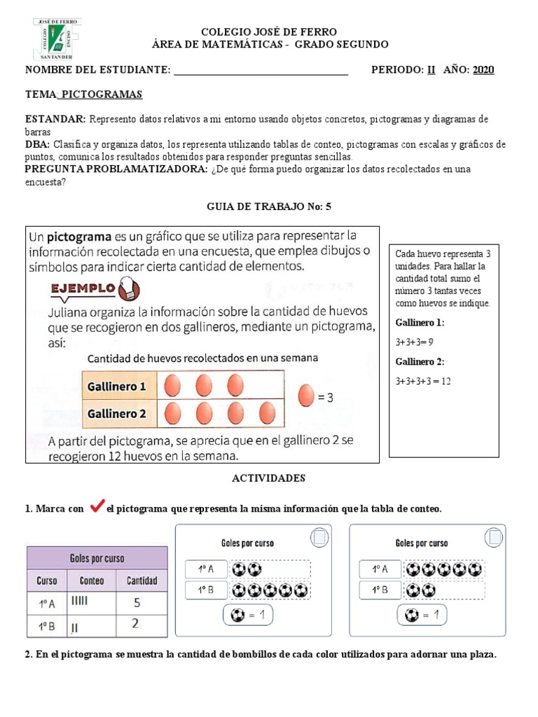 2° Guia 5 - Pictogramas | PDF