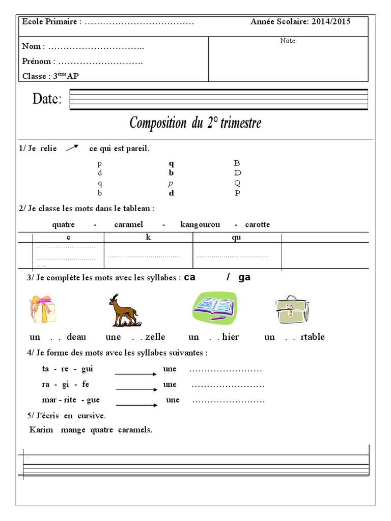 Devoir 3ap | PDF