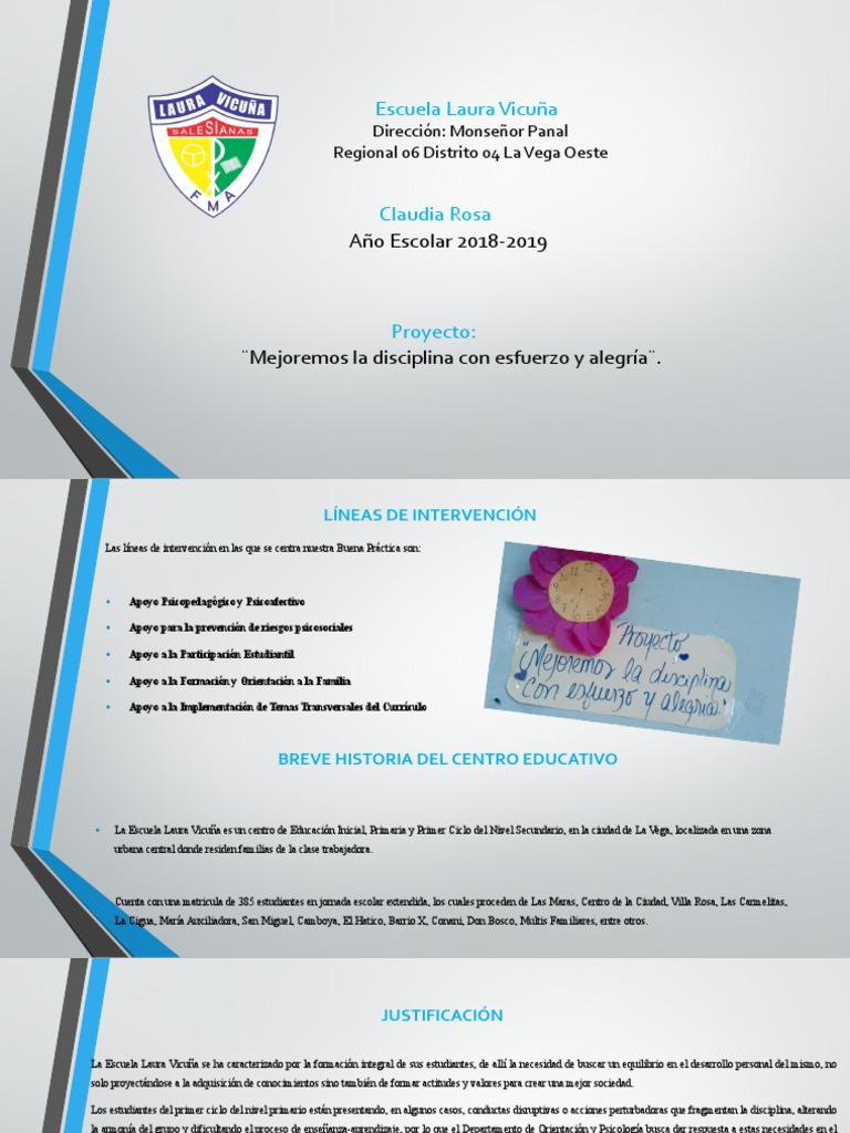 Proyecto de Disciplina | PDF | Enseñando | Maestros