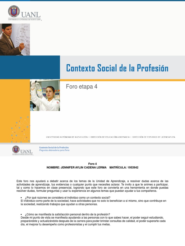 FORO-4 Contexto | PDF