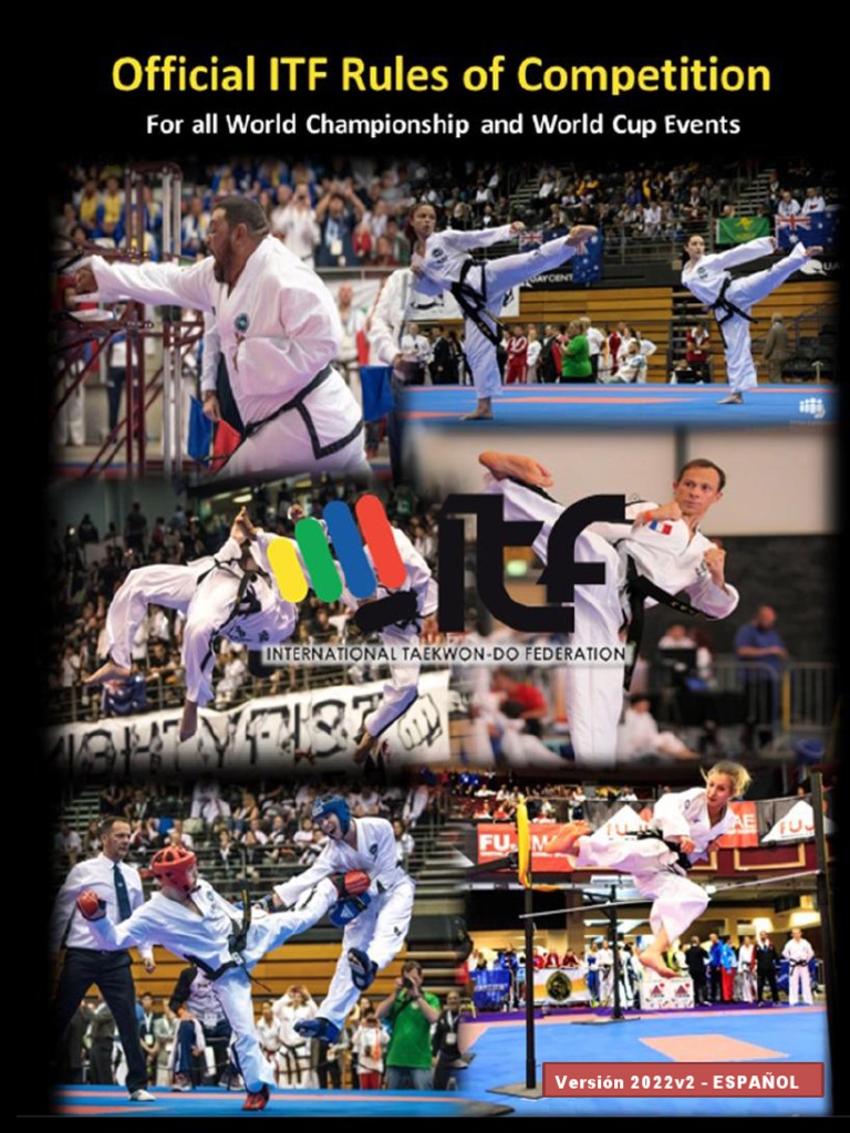 Reglamento Oficial de Competencia de La ITF 2022.V2 | PDF | Taekwondo | Árbitro