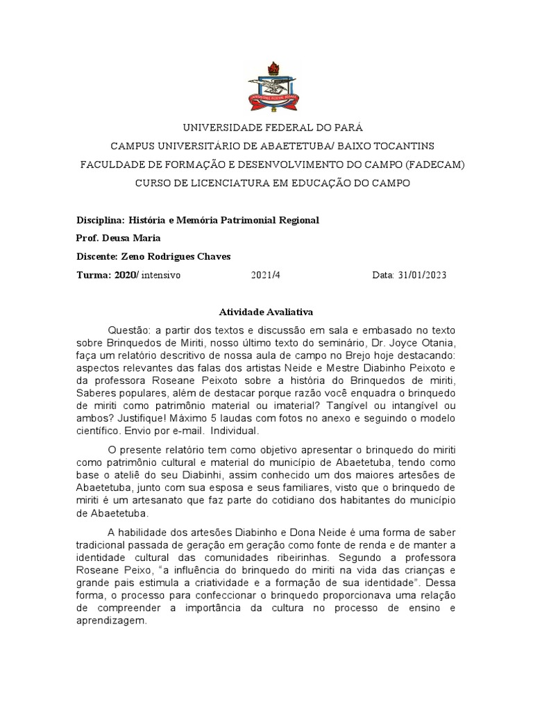 Universidade Federal Do Pará Pdf