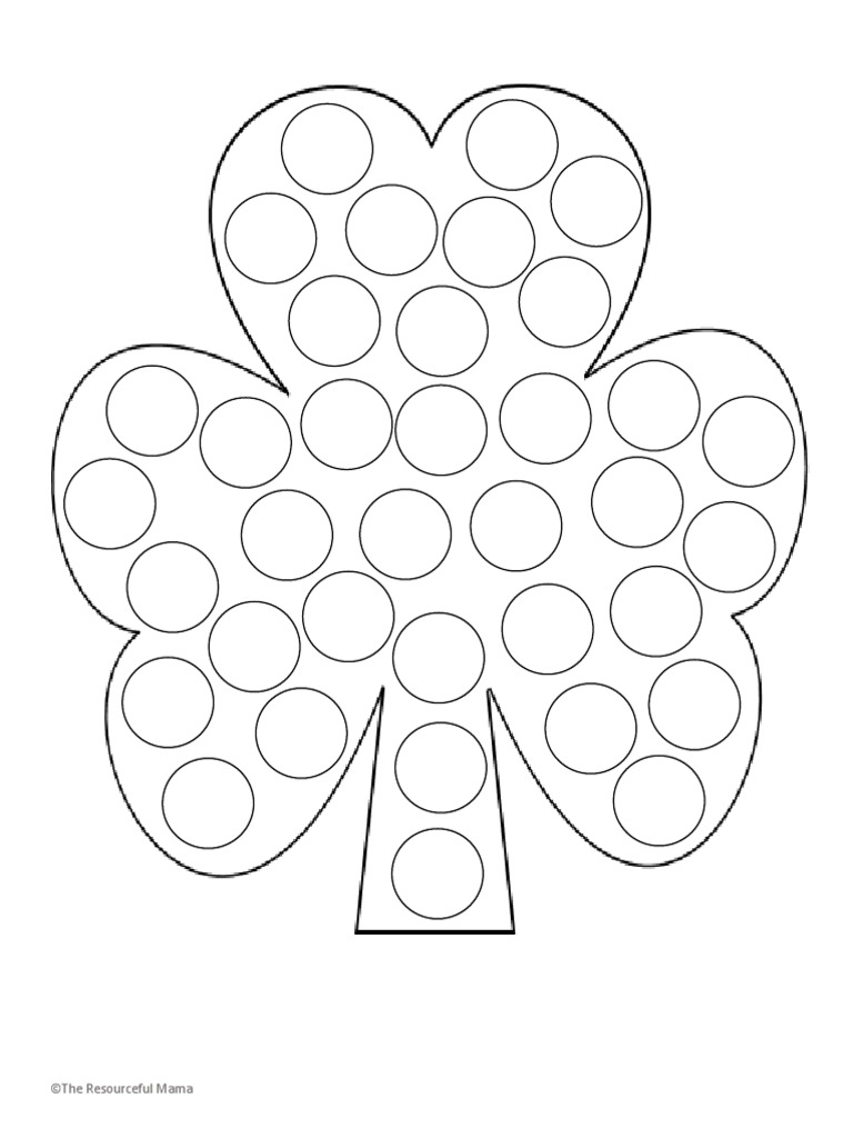 ST Patricks Day Dot Worksheets Secure | PDF