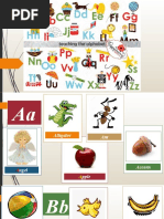 Aa Apple Alligator Ant Ax | PDF