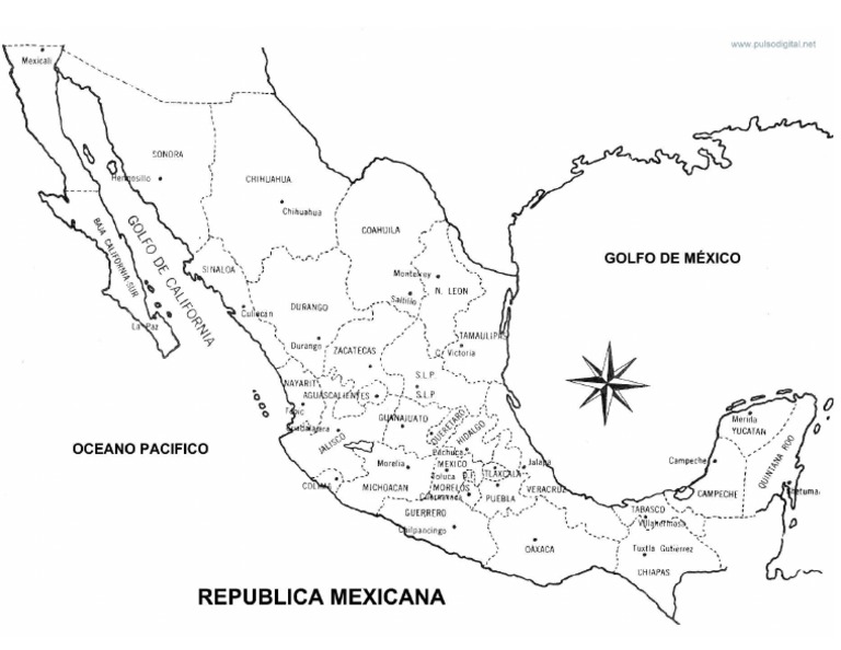 Mapa Con Nombres Divicion Politica Pdf