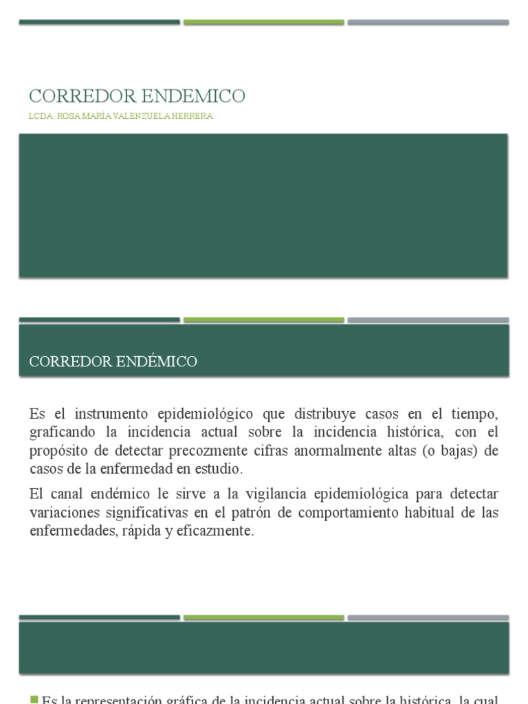 Corredor Endemico | PDF | Epidemiología | Salud pública