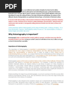 Why Historiography Is Important | PDF