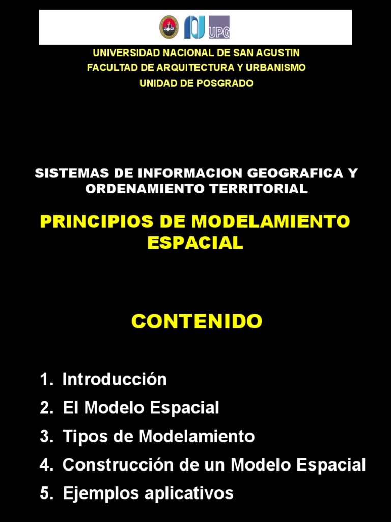 Principios del Modelado Espacial en SIG | PDF | Sistema de información ...