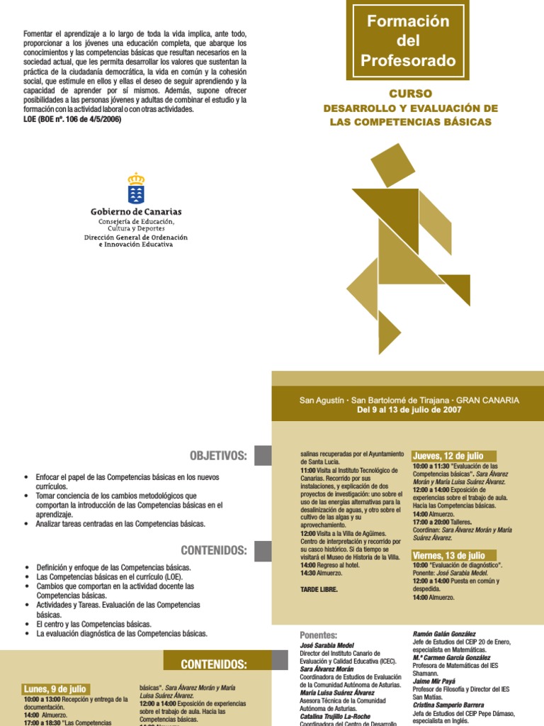 Díptico Competencias Básicas | PDF | Competencia (Recursos humanos ...