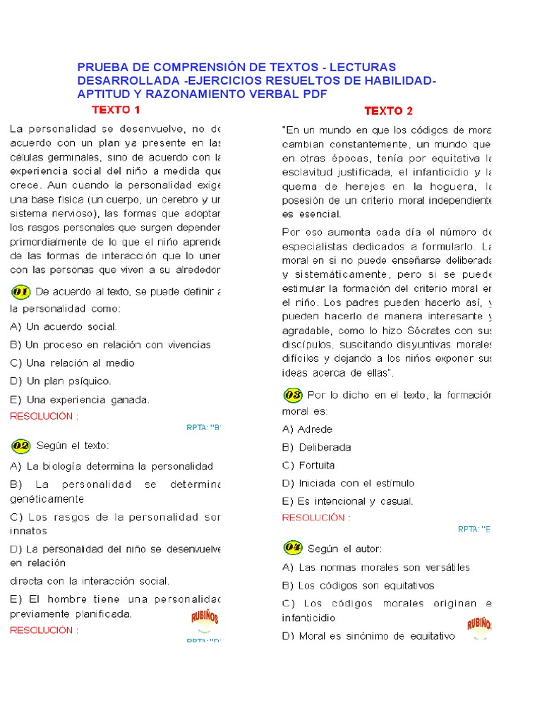 PAA Prueba Practica | PDF | Oración (Lingüística) | Extinción