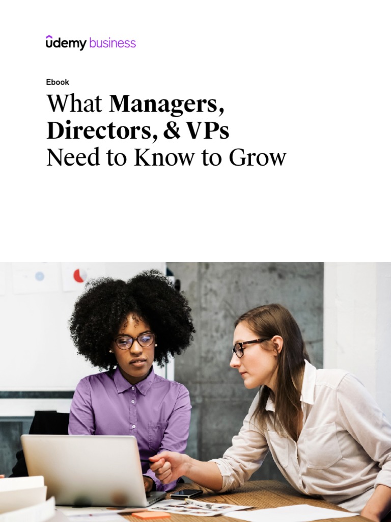 Udemy Guide Manager Training Ebook | PDF | Leadership | Data Analysis