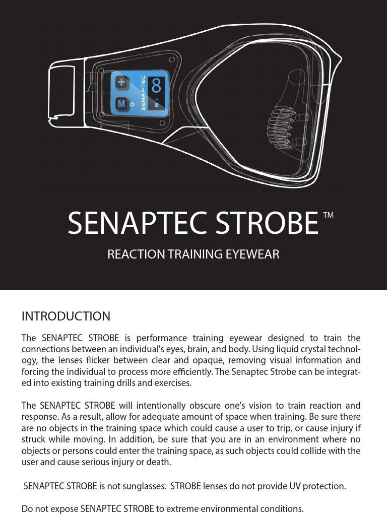 Se Nap Tec Strobe Manual | PDF | Glasses | Implied Warranty