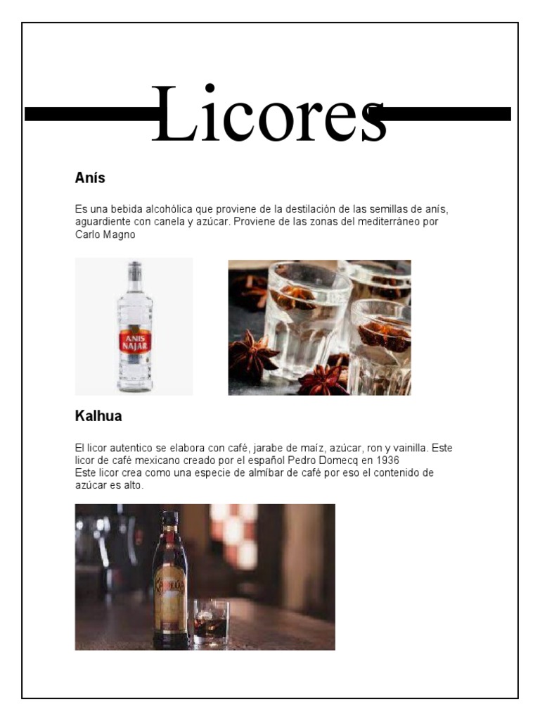 Licor Ess | PDF | Bebidas alcohólicas | Bebida