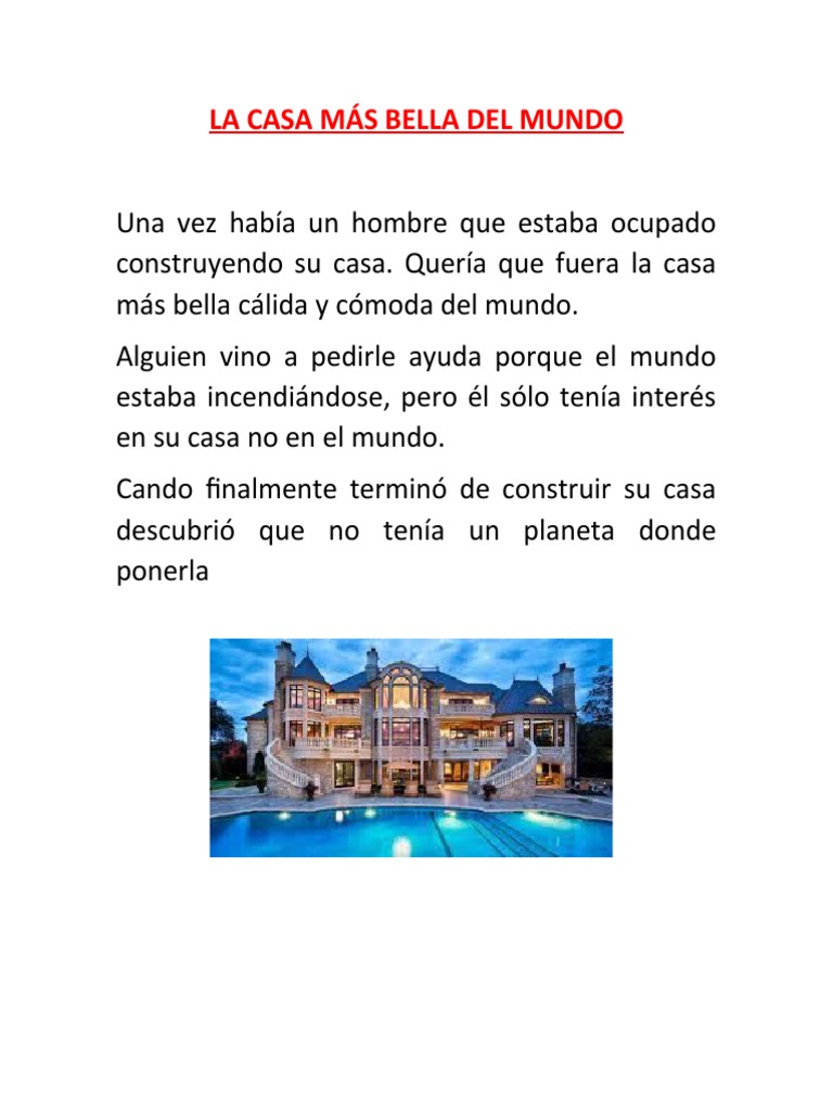 La casa más bella del mundo | PDF