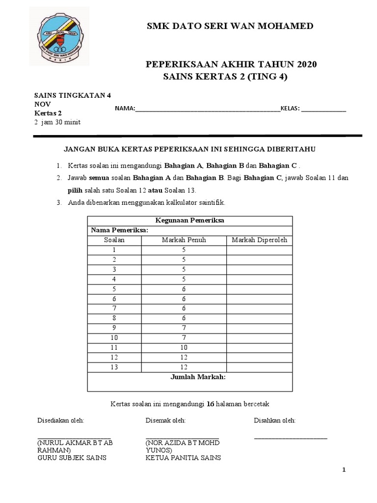 Cover Pat Ting 4 k2 2020 | PDF