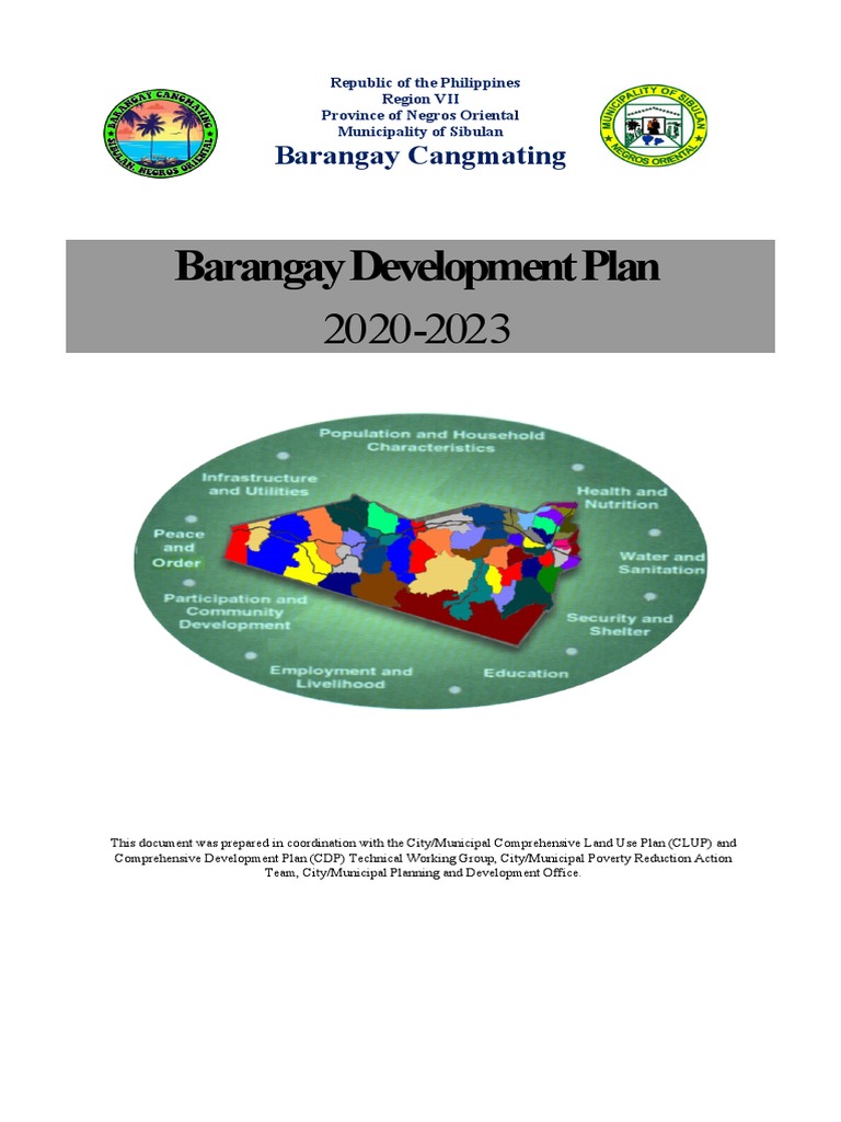 Barangay Development Plan Cangmating | PDF | Tsunami | Governance