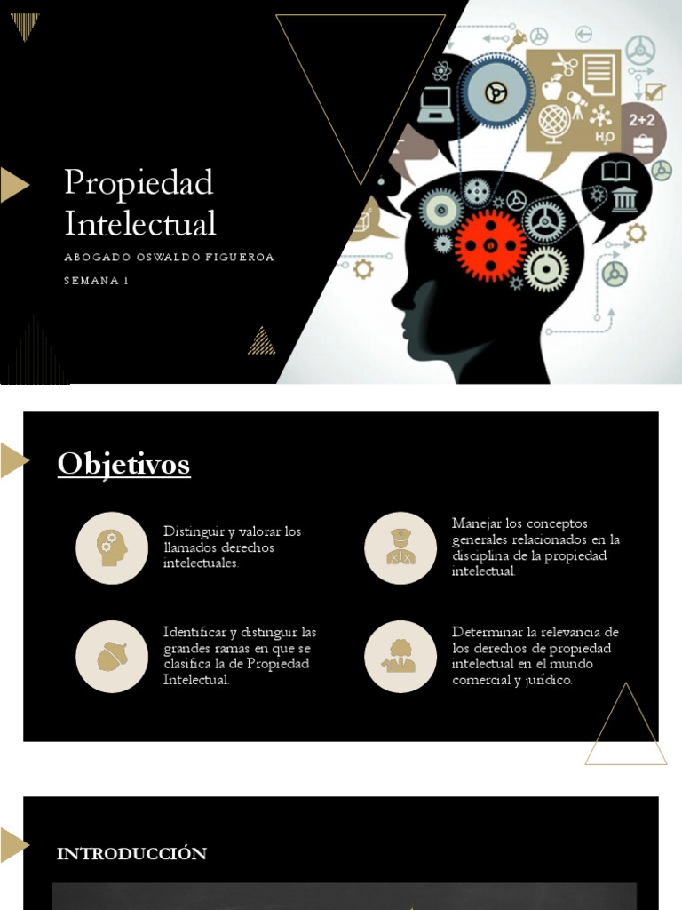 Propiedad Intelectual Semana 1 | PDF | Propiedad intelectual | Patentar