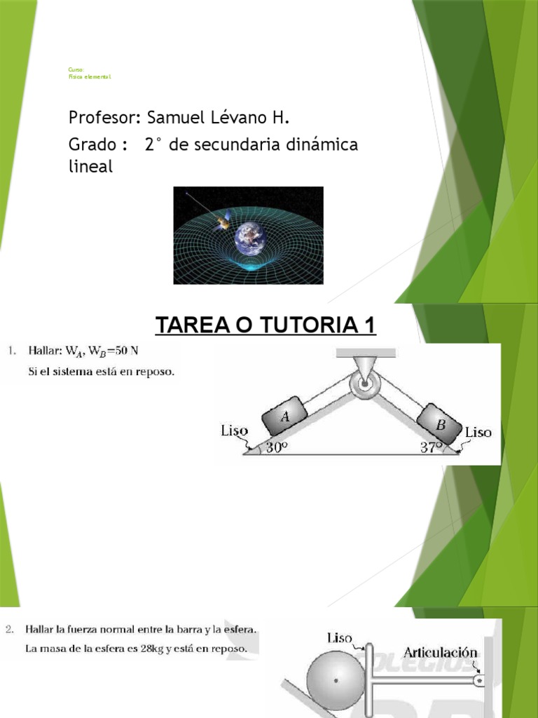 Segundo Sec FISICA Tarea o Tutoria | PDF