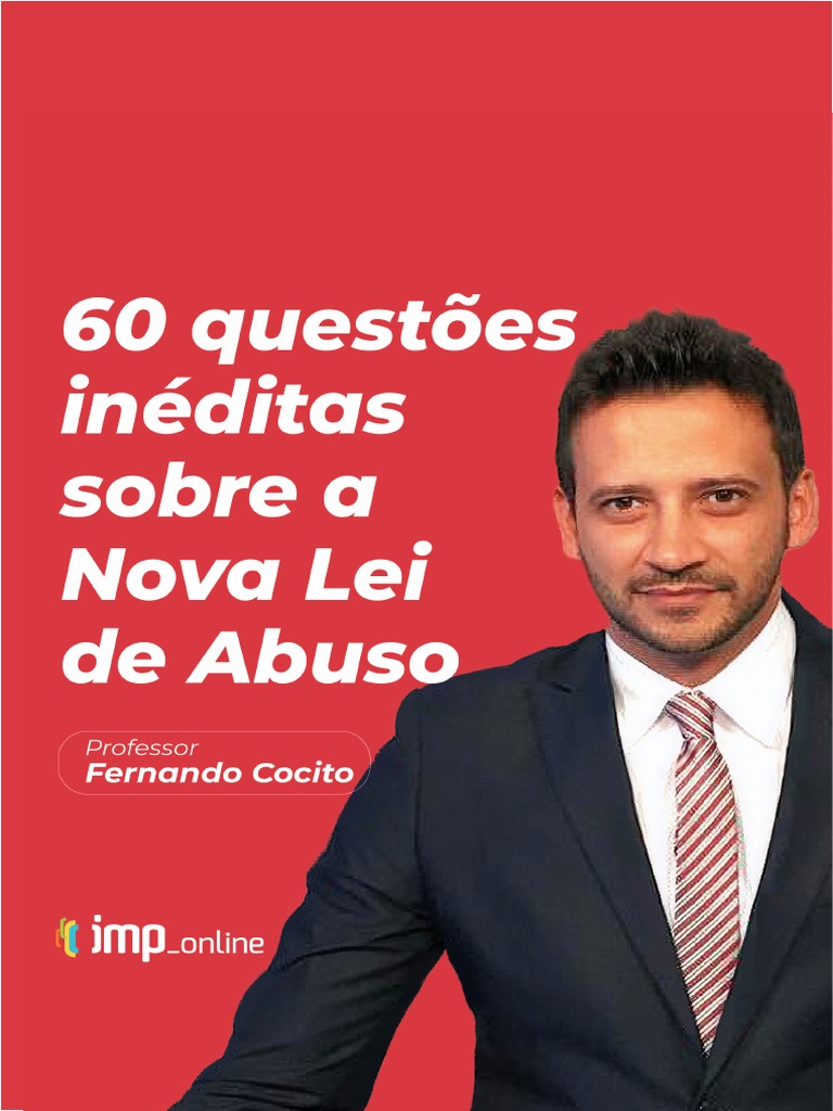 1603997686e-Book 60 Questes Inditas Nova Lei de Abuso Gabarito Fernando ...