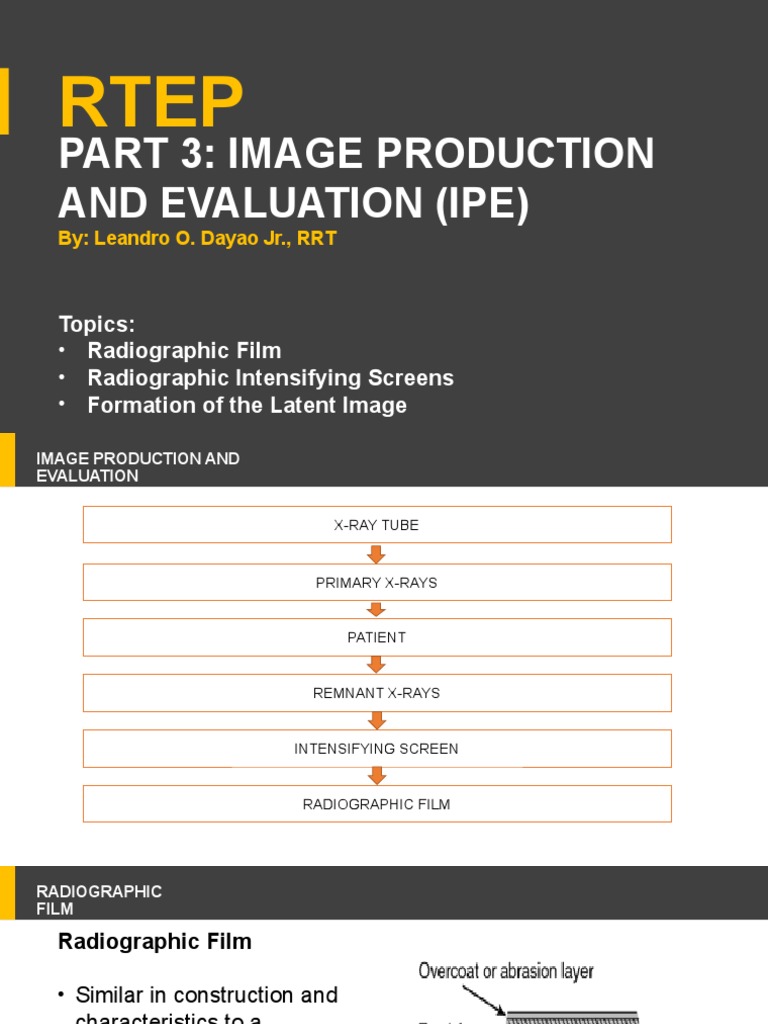 An In-Depth Examination of the Components and Function of Radiographic ...