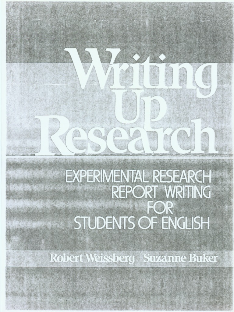Writing Up Research | PDF