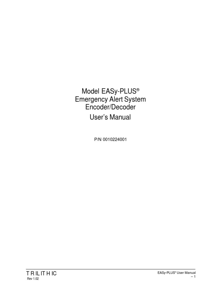 Operational Manual 245198 Pdf Printer Computing Radio