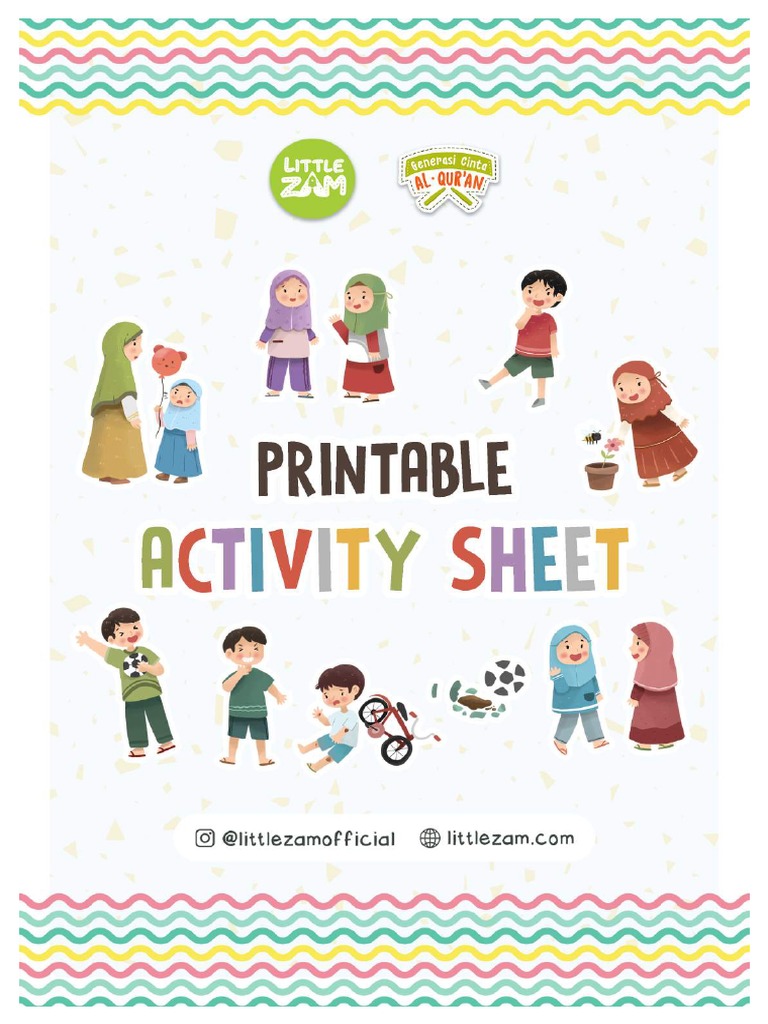 Printable Activity Sheet 2 - Little Zam | PDF