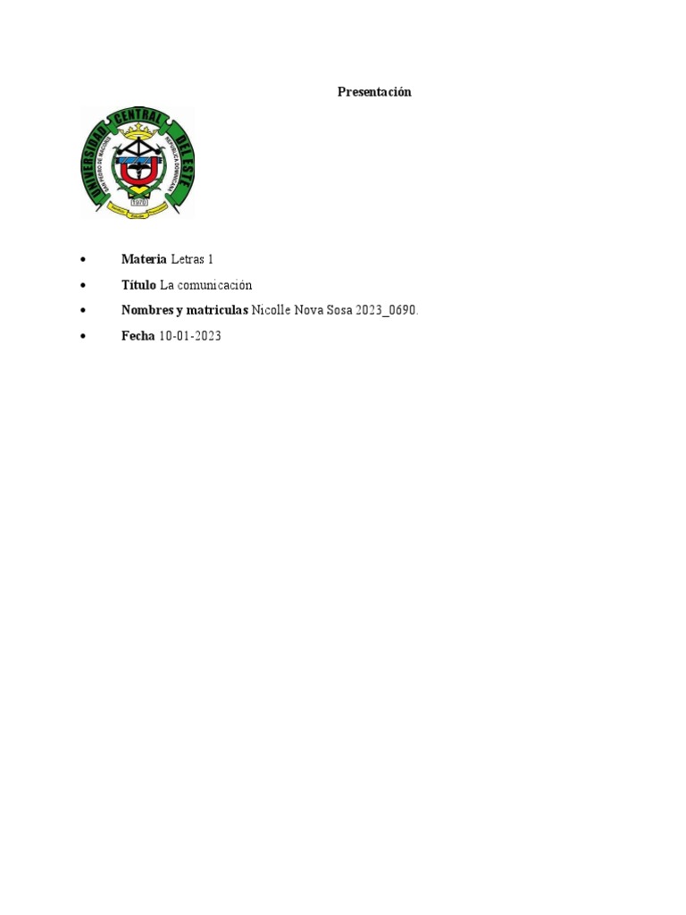 Documento Uce | PDF | Comunicación | Conceptos psicologicos