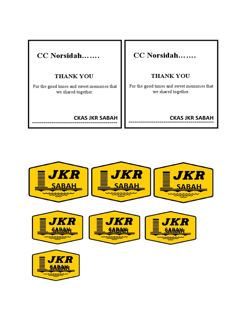 Sticker Logo JKR | PDF