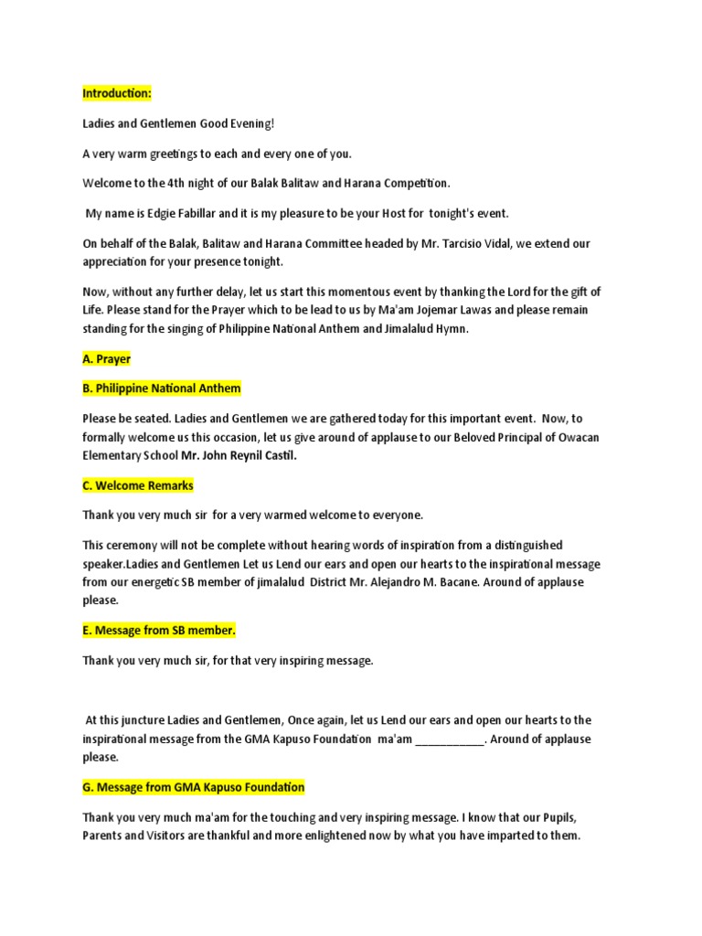 BBH - Program Script | PDF