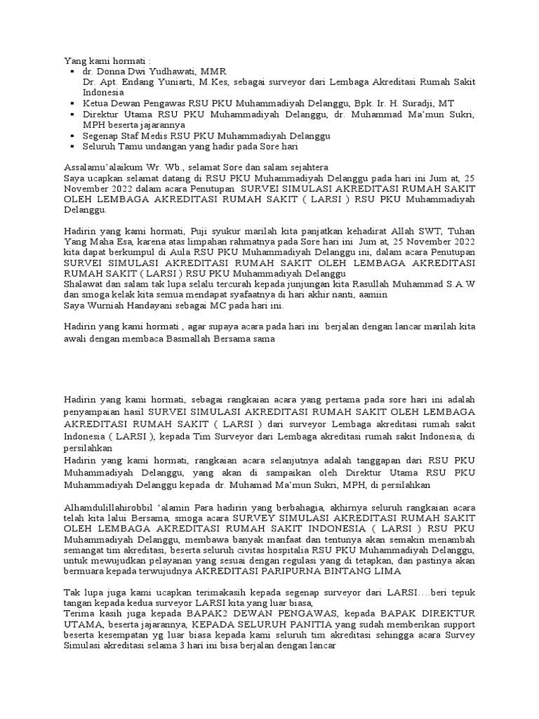 Penutupan Luring | PDF