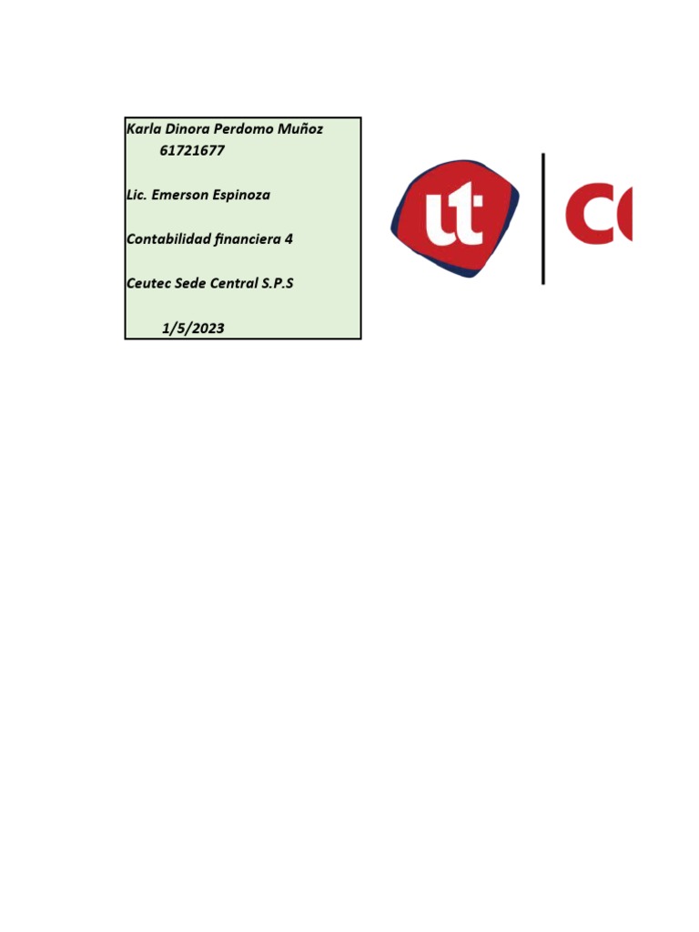 Karla Perdomo Semana-03 | PDF | Compartir (Finanzas) | Acciones preferentes
