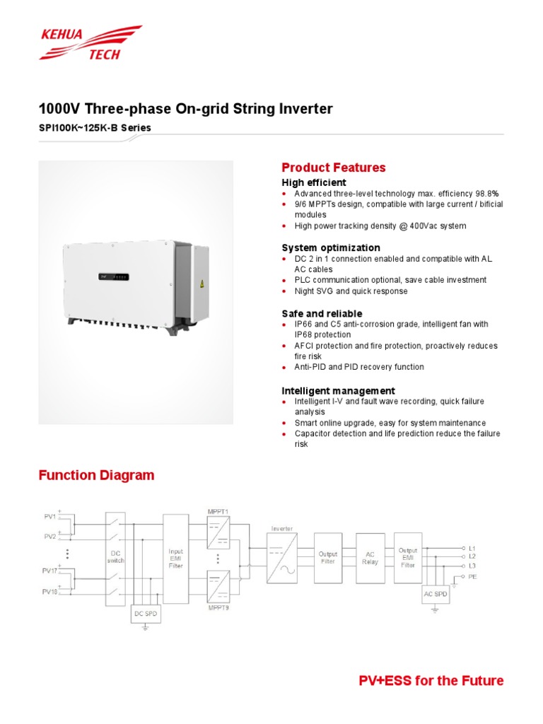 Product Specification Inverter | PDF | Alternating Current | Electronics