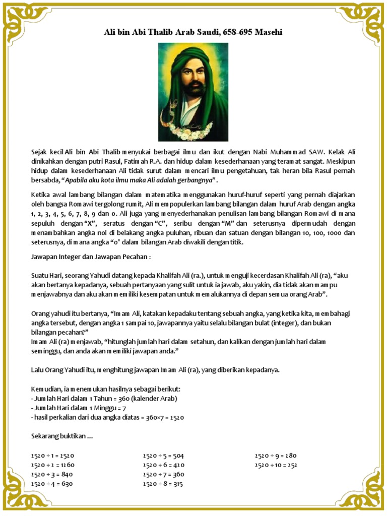 Tokoh Matematik Islam | PDF