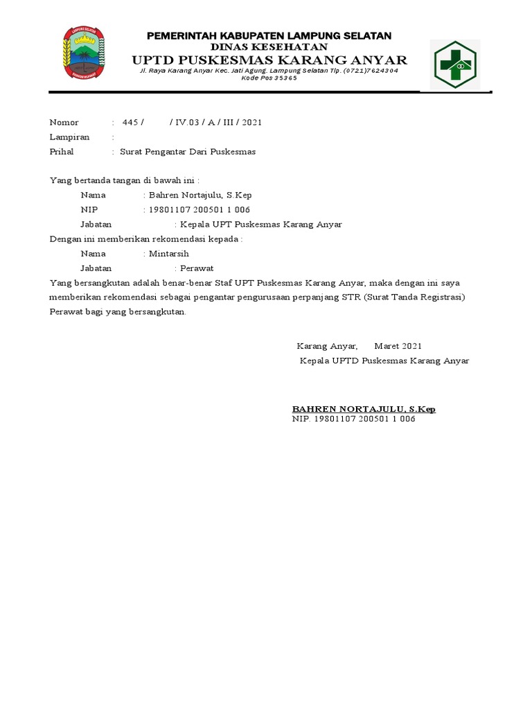 Surat Permintaan Apd | PDF