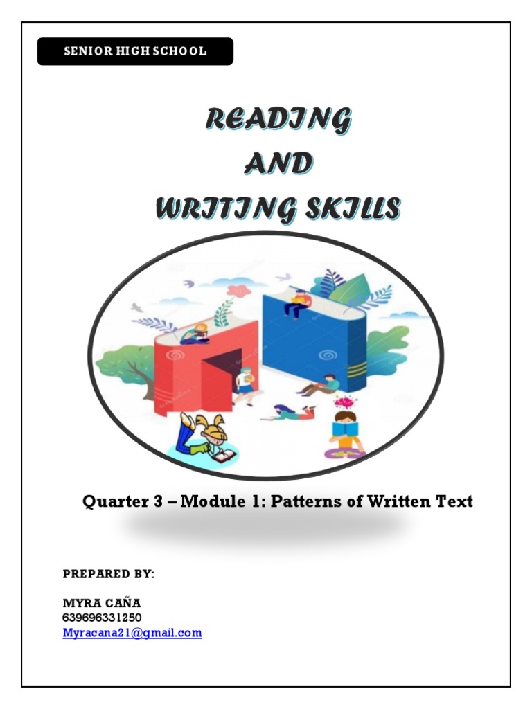 Patterns of Written Text Module 1 | PDF | Definition | Concept