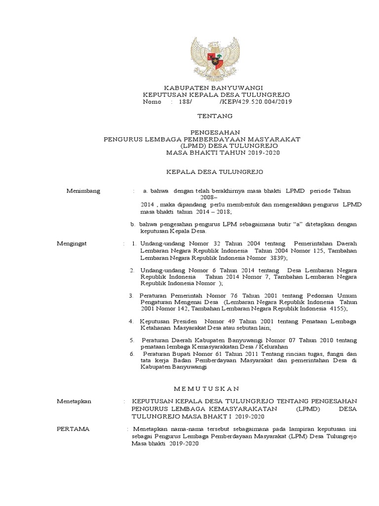 SK LPMD | PDF