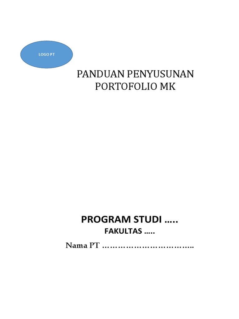 Pedoman Portofolio | PDF