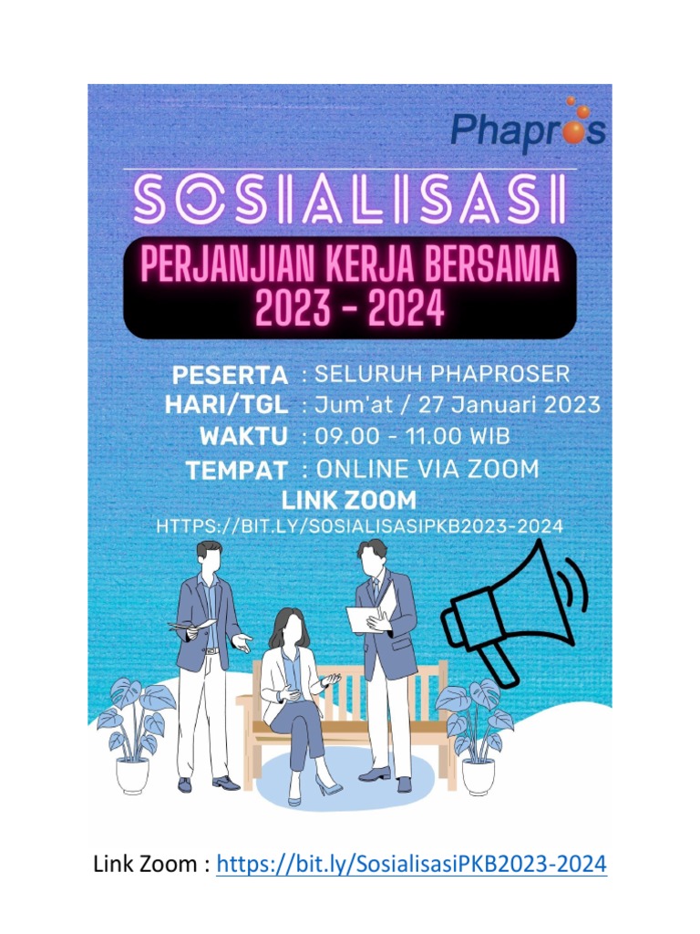 Undangan Sosialisasi PKB 2023-2024. | PDF