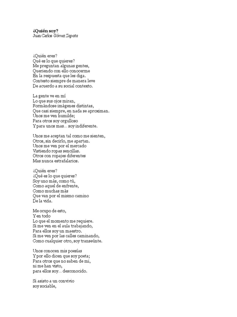Quién Soy | PDF