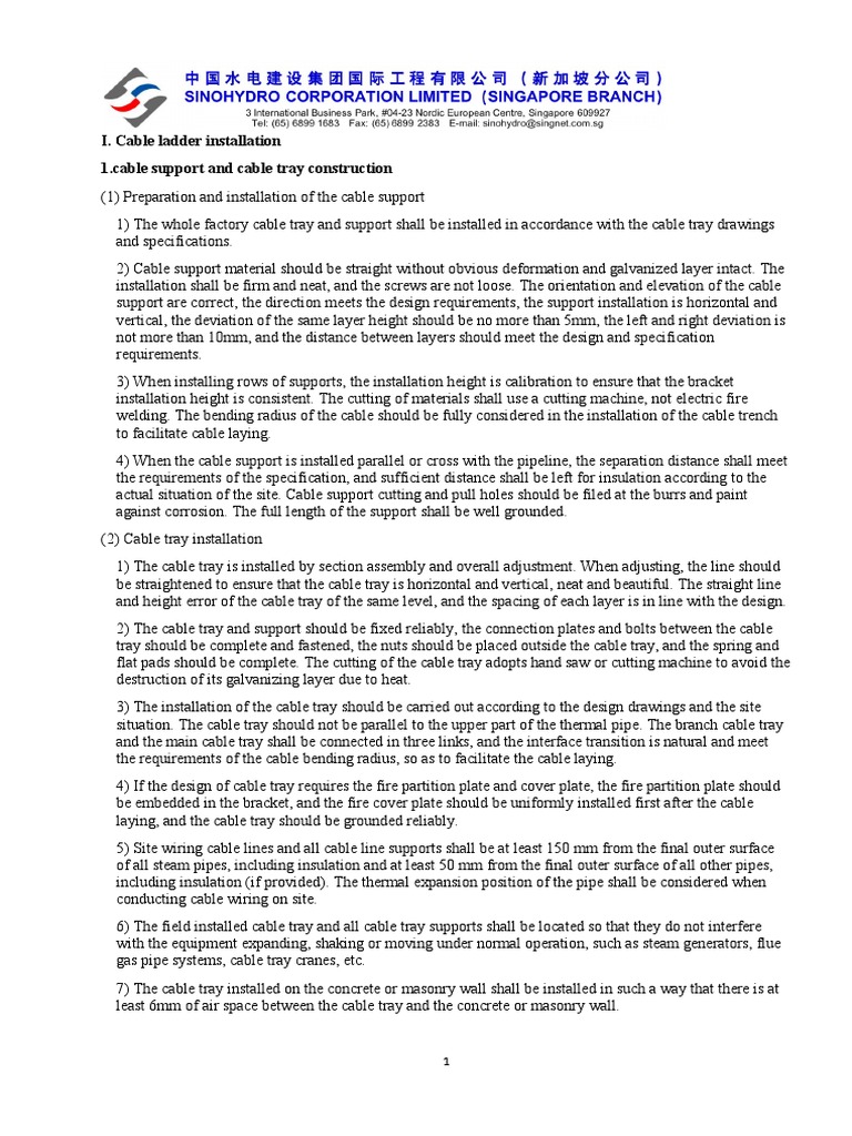 Methodologies For EIAC Installation Work | PDF | Welding | Construction