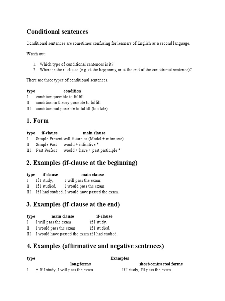 Conditional Sentences | PDF | Semantic Units | Grammar