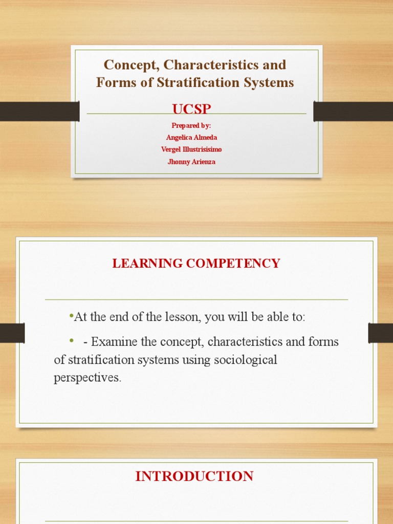 Ucsp PPT Lesson 3 | PDF | Social Stratification | Social Status Ucsp PPT Lesson 3 | PDF | Social Stratification | Social Status