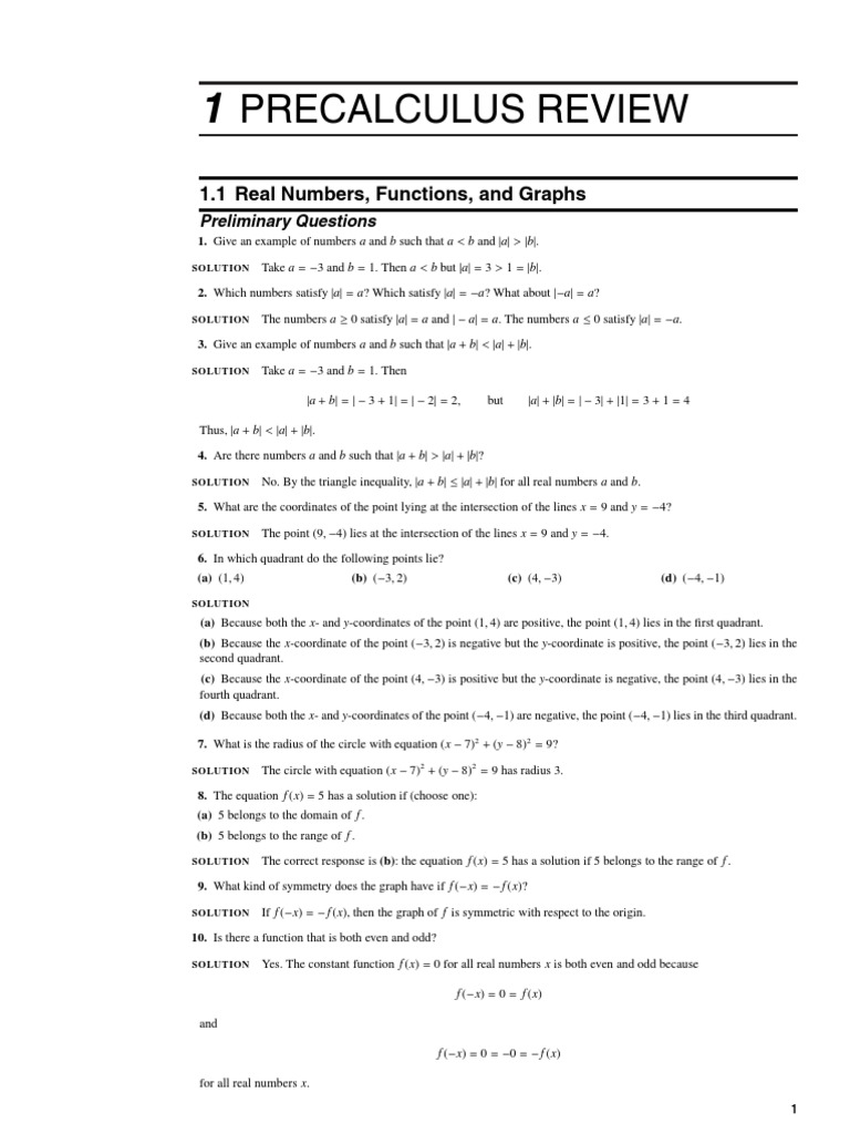 Rogawskilt4e Ism Ch01 | Download Free PDF | Function (Mathematics ...