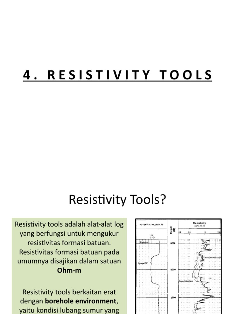Resistivity Tools | PDF